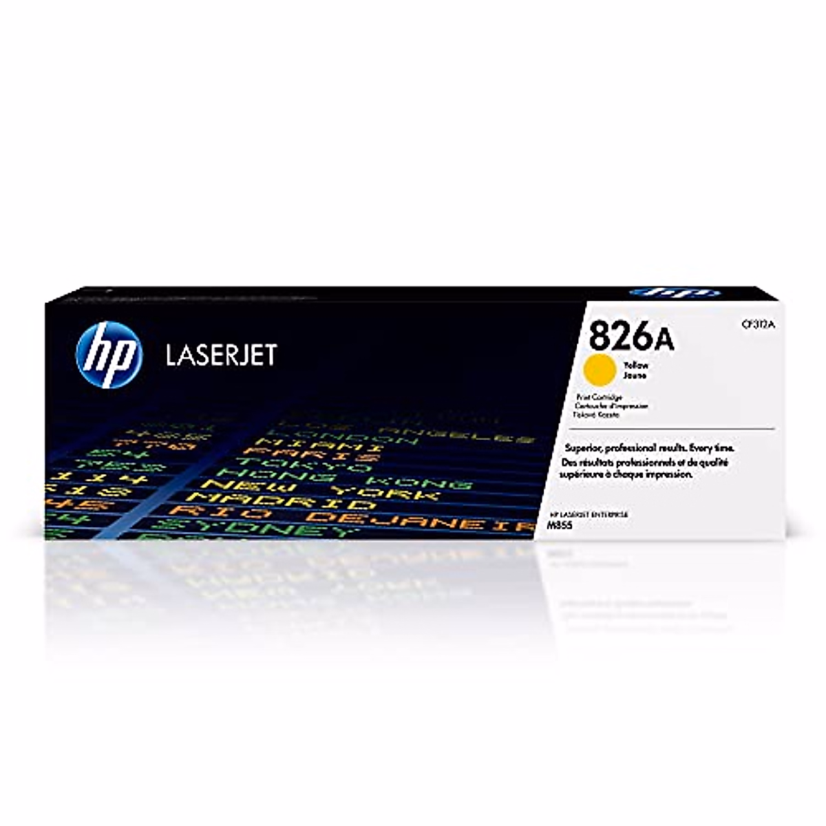 HP 826A Yellow Toner Cartridge | Works with HP Color LaserJet Enterprise M855 Series | CF312A