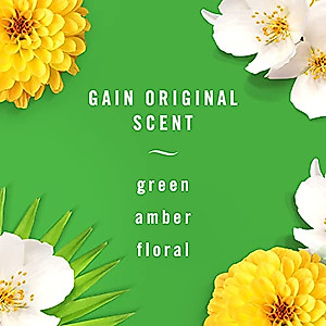 Febreze Plug In Air Fresheners For Home, Air Freshener Plug In, Gain Scent, Odor Fighter for Strong Odors, 1 Warmer + 2 Oil Refills