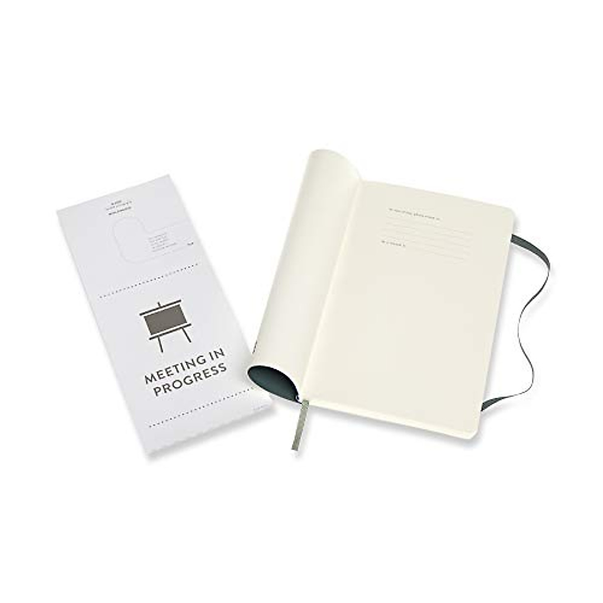 Moleskine PRO Notebook, Soft Cover, Large (5" x 8.25") Professional Project Planning, Forest Green, 192 Pages