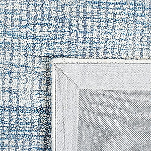 Safavieh Metro Collection 8' x 10' Ivory/Blue MET151M Handmade Premium Wool Living Room Dining Bedroom Area Rug