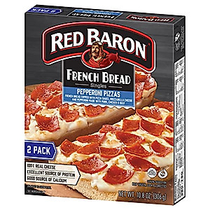 Red Baron, French Bread Pepperoni Pizza, 10.80 oz (Frozen)