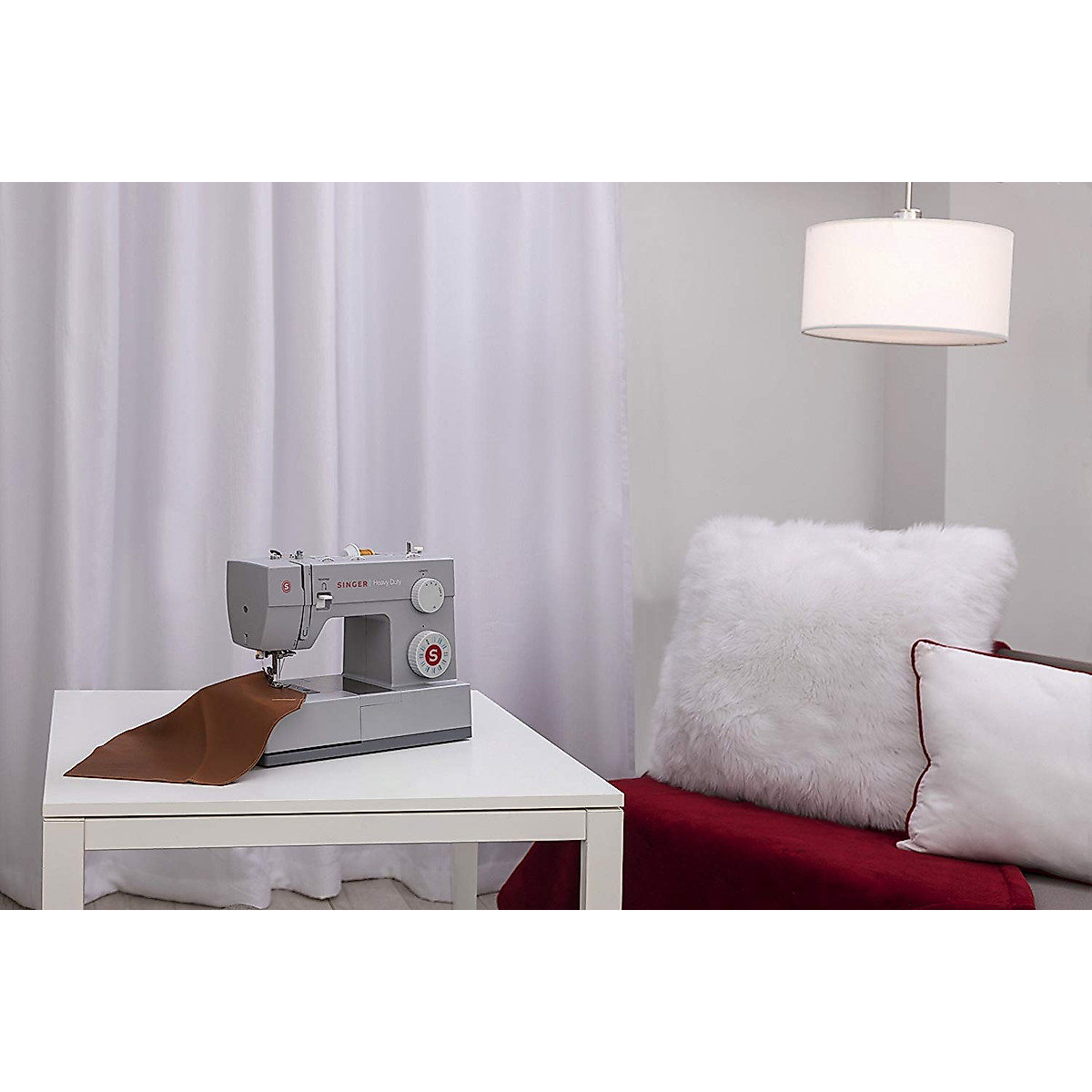 SINGER | Heavy Duty 4432 Sewing Machine with Durable and Fully-Padded Machine Carrying Case