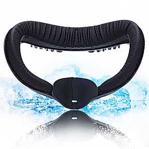 DESTEK Cooling Face Pad Compatible with Quest 2, Including Facial Interface and Removable Nose Guard - Accessories for Oculus/Meta Quest 2 - Face Cushion Face Cover Replacement