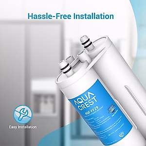 AQUA CREST Replacement for Frigidaire® & Electrolux® WF2CB®, PureSource2®, NGFC 2000, FC100, 1004-42-FA, Kenmore 9916, 469911, 469916 Refrigerator Water Filter, 2 Filters