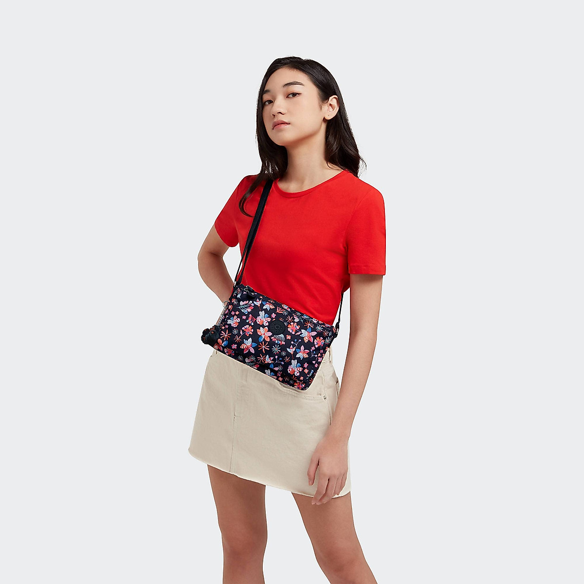 Kipling Mikaela Printed Crossbody Bag Festival Blossom