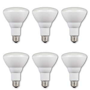 Westinghouse 5220020 9 Watt (65 Watt Equivalent) BR30 Flood Dimmable Soft White Energy Star LED Light Bulb, Medium Base (6 Pack)
