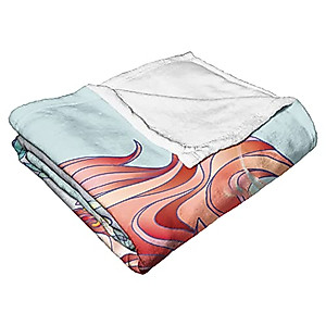Northwest Little Mermaid/Ariel Silk Touch Throw Blanket, 50" x 60", Celebration Ariel