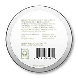 Amazon Aware Nourishing Body Cream with Vitamin E & Shea Butter, Vegan, Formulated without Fragrance, Dermatologist Tested, 6.7 fl oz