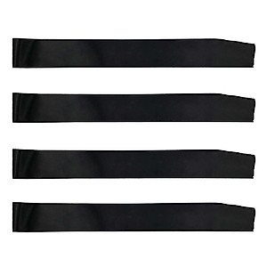 Genérico CoolerthingsDG, 4 Pieces Black Satin Sashes Plain Sashes Party Accessory for Graduation Wedding Party Satin Sashes Pageant(Black) Make Your Own Sash