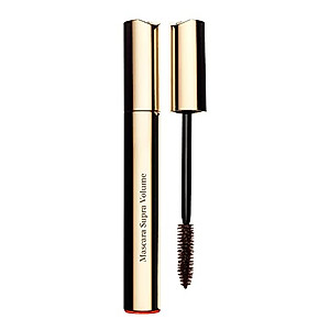 Clarins Supra Volume Mascara | Award-Winning | Volumizing and Lengthening | Double Volume Effect | Visibly Thickens and Smoothes Lashes | Clump-Free and Smudge-Proof | Long-Wearing | 0.2 Ounces