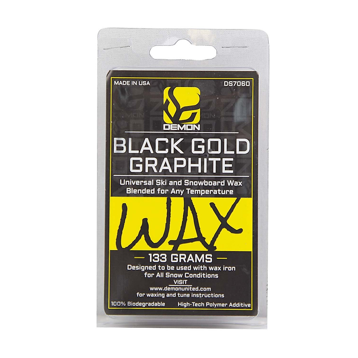 DEMON UNITED Ski and Snowboard Base Care Kit- Ski and Snowboard Base Repair Kit (Combo Ptex 5 BLK/5WHT)