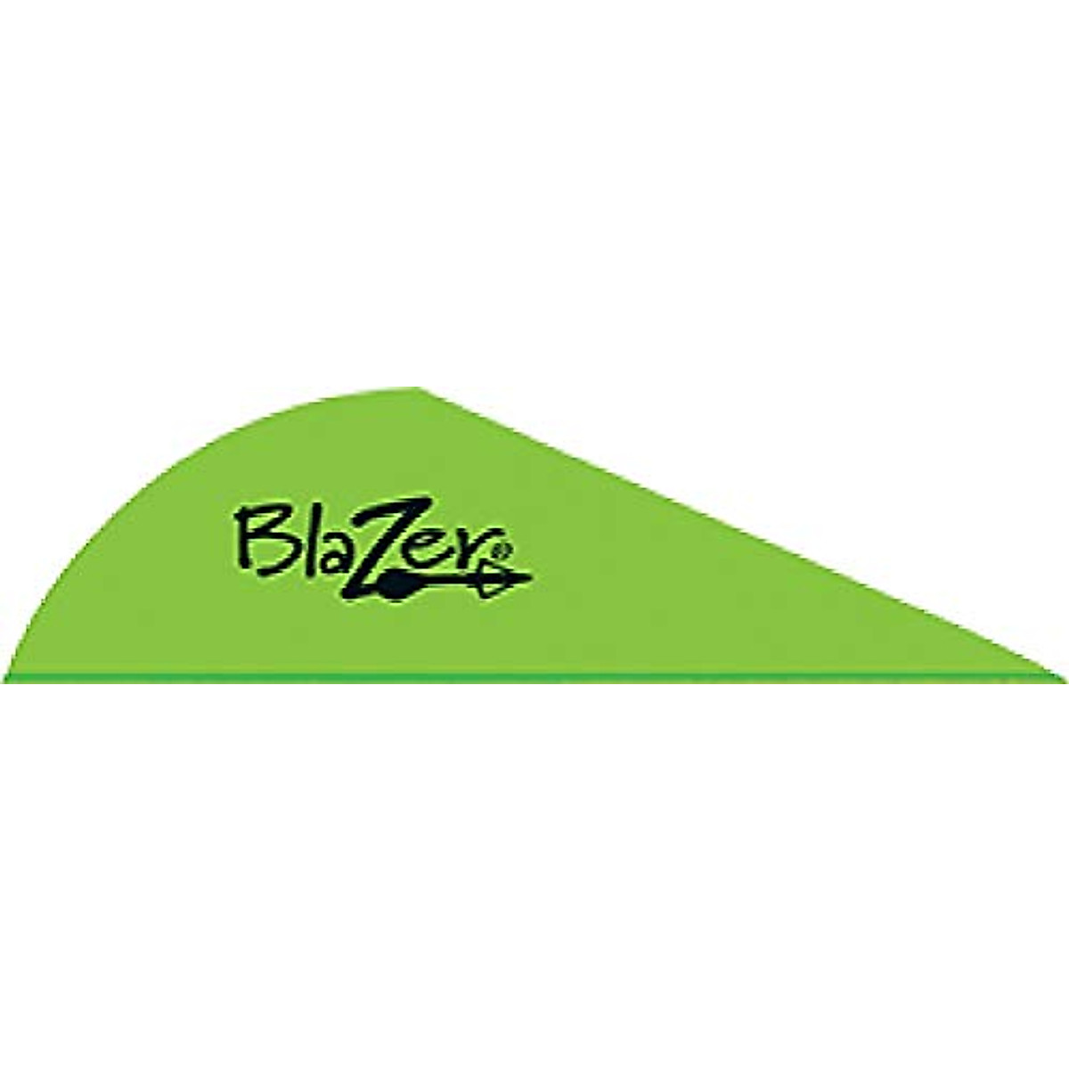 Bohning Blazer Vane - Kiwi (Pack of 100), Green, 2 inch