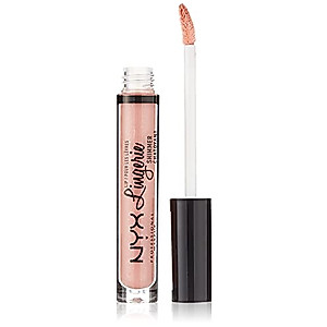 NYX PROFESSIONAL MAKEUP Lip Lingerie Shimmer, Lip Gloss - Spirit (Nude Pink)