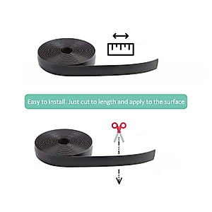 LeadCon 2 Rolls Boundary Magnetic Strip for Neato Shark ION Robot Vacuum, Alternative Accessories 13 Feet Boundary Strips Tape for XiaoMi Roborock Vacuum (Total 26 feet)…