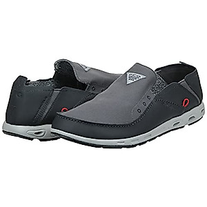 Columbia mens Bahama Vent Pfg Boat Shoe, Titanium Mhw/Bright Red, 14 Wide US