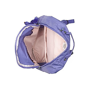 Kipling-Nylon Seoul Large Backpack, Laptop ( EGGPLANT PURPLE)