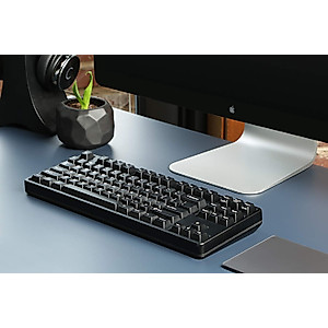 DROP GMK White-On-Black Custom Mechanical Keyboard Keycap Set - 146-keys, Doubleshot ABS Bow, Cherry Profile, for 60%, TKL, 1800 Layouts, etc.,