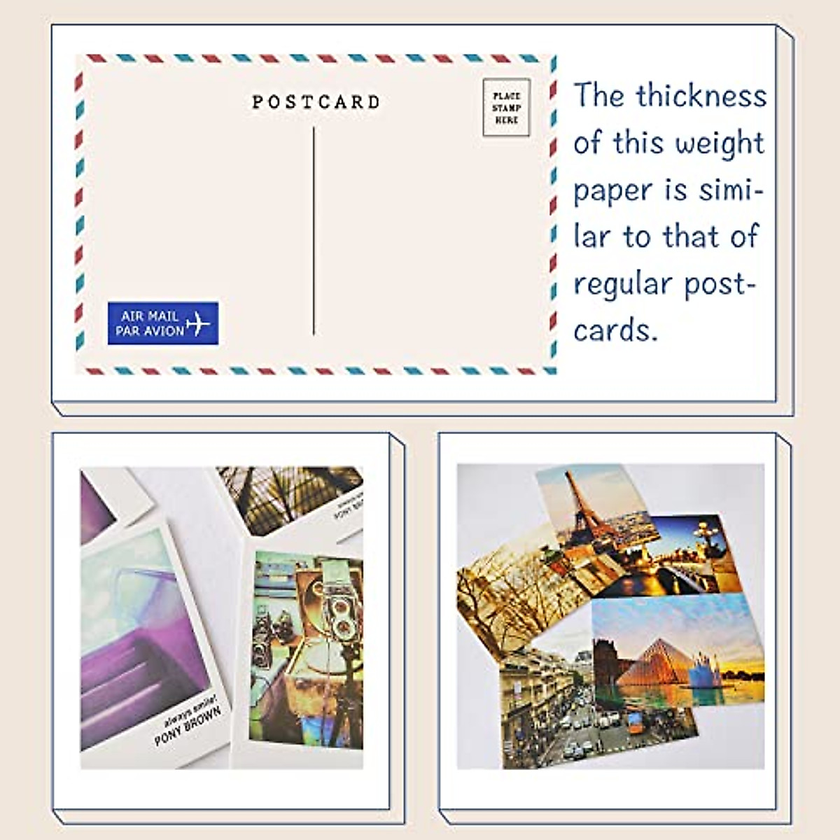 Thick Photo Paper Glossy Double Sided 100 Sheets 8.5x11 Heavyweight 69lb 260gsm Inkjet Both Sides Printable 11.8mil A4 Letter size Flyer Bulk Pack 8.5 x 11 Card paper postcard postal Uinkit