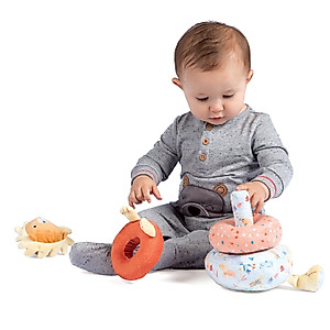 Manhattan Toy Safari Lion Stuffed Animal Baby Stacking Toy