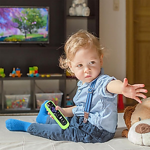 Remote Case for Roku, Battery Cover for TCL Roku Smart TV Steaming Stick Remote, Roku TV Remote Cover Silicone Protective Controller Universal Sleeve Skin Glow in The Dark Green