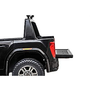 DAKOTT GMC Sierra Denali HD Two Seater 12 Volt Ride-On Truck w/ 2.4G Remote Control, LED Lights, Horn, Music, MP3/USB, Storage Box, Spring Suspension, Electric Vehicle for Kids .
