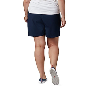 Columbia Women’s PFG Tidal II Shorts, Stain Resistant, Sun Protection, Collegiate Navy, XX-Large