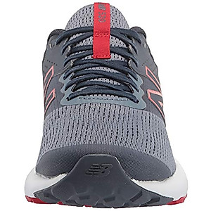 New Balance Men's 520 V7 Running Shoe, Grey/Red, 12