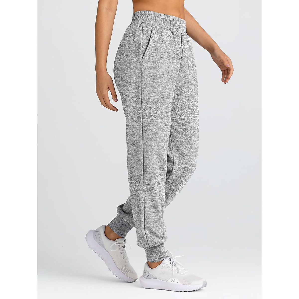 Yovela Sweatpants Women Baggy High Waisted Sweat Pants Fall Clothes Casual Joggers Y2k Aesthetic 2025 Winter Spring Fashion Trendy Warm Outfits Cute Comfy Tall Trousers with Pockets Grey XL