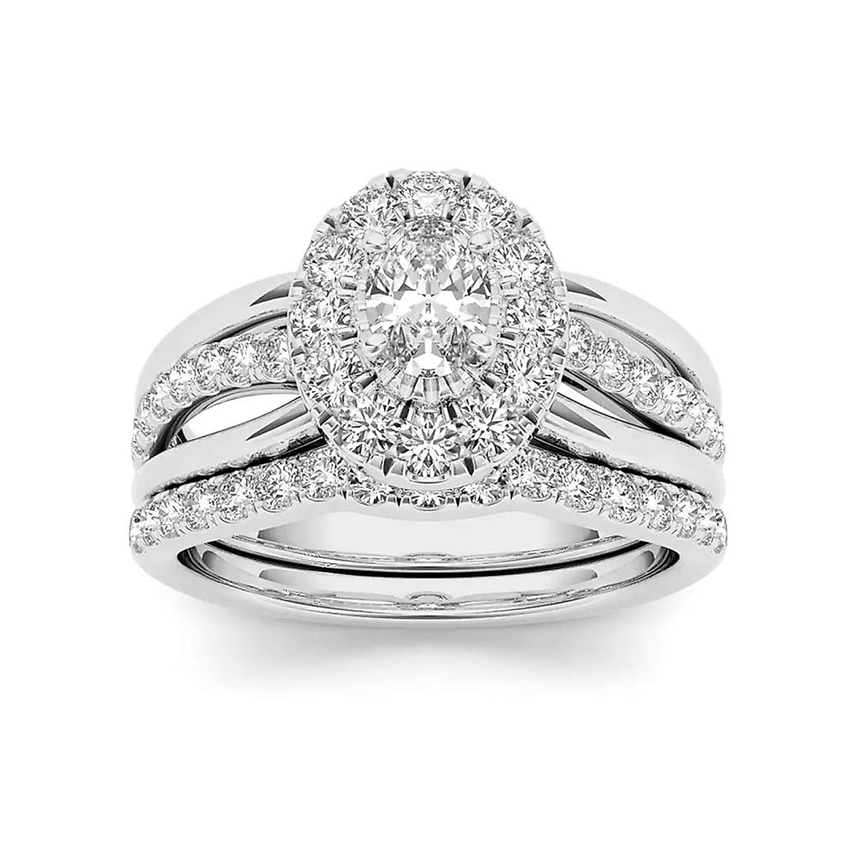 MOTIEL 10K 14K 18K Gold Moissanite Engagement Rings for Women, Wedding Band Anniversary Jewerly Gift for Lovers, Adjustable Size 4-12