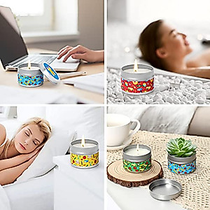 Tuitessine Scented Candle Gifts for Teachers, Teacher Appreciation Aromatherapy Candles for Home Natural Soy Wax Fragrance Candle for Women Thank You Teacher Back to School Gifts 4 Packs 4.4 oz