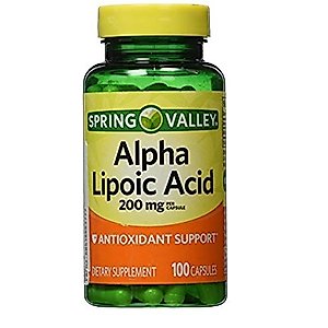 Spring Valley - Alpha Lipoic Acid 200 mg, 100 Capsules by Spring Valley