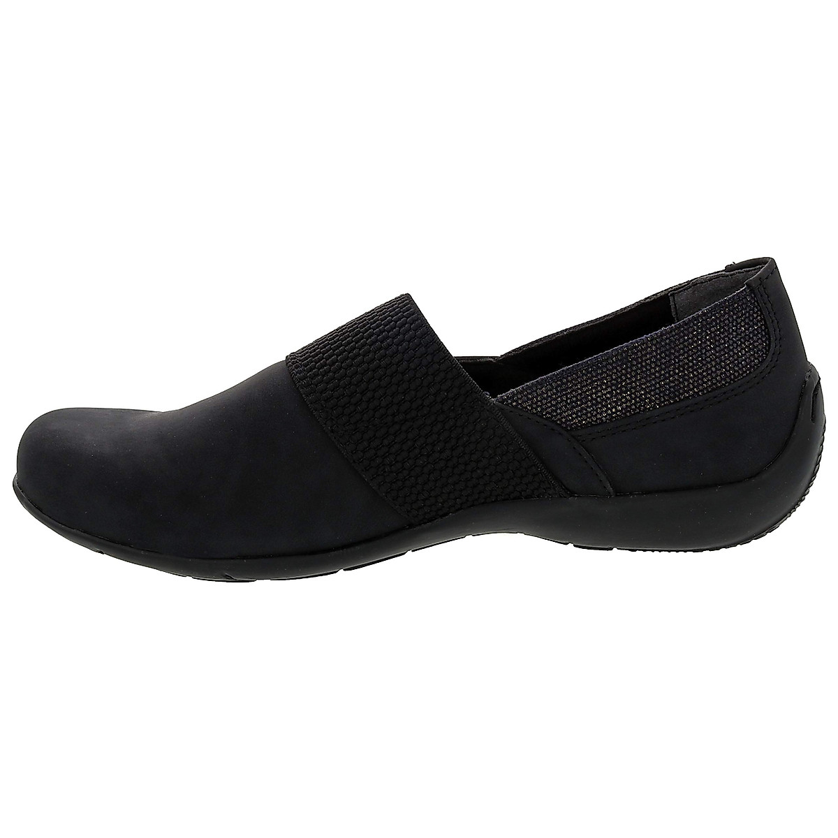 Ros Hommerson Women's Cake Black Fabric Slip On Casual Flat, 7.5 Medium (B) US