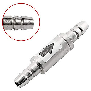 DGZZI Check Valve Stainless Steel One Way Non-Return Check Valve for Aquarium Co2 System Aquarium CO2 Diffuser