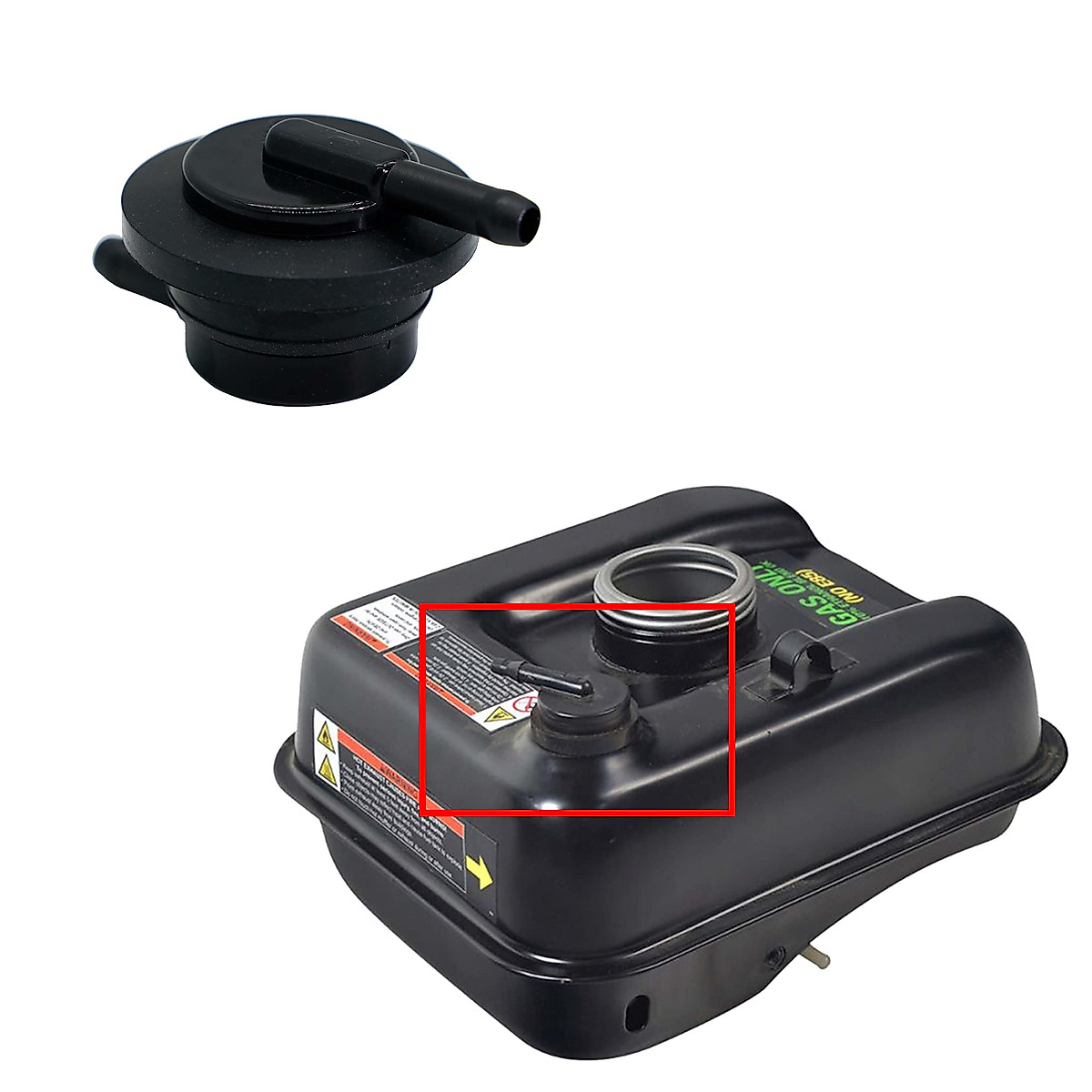 JMCHstore Gas Fuel Tank Vent Valve w/ Grommet for Predator 212 6.5hp 224 Max Engine, Roll Over Valve for Generac Gas Pressure Washer 212cc 420cc Predator Generator, Coleman Mini bike SK100 Go kart