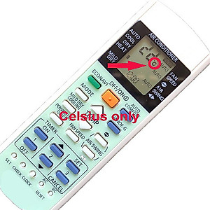 Replacement Air Conditioner Remote Control for Panasonic A75c2998
