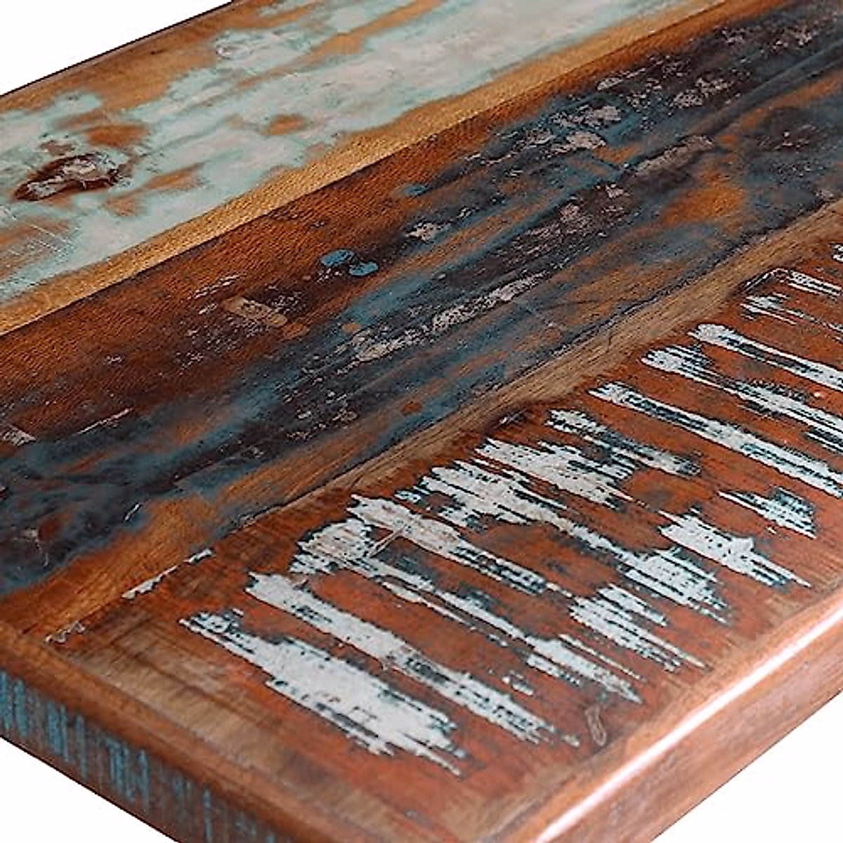 YPWRENH Side Tables bar Table Dining Table Solid Reclaimed Wood 47.2"x23.6"x30" for Dining Room, Kitchen or Living Room