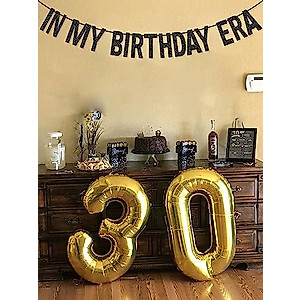 In My Birthday Era Banner for 21st Birthday Party 18th 25th 30th Birthday Party Decorations