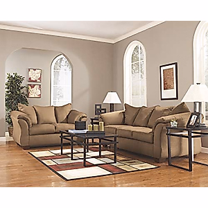 Signature Design by Ashley Darcy Casual Plush Loveseat, Brown