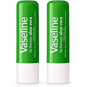 Vaseline Lip Therapy Stick with Petroleum Jelly Gift Set Includes Original, Rosy Lips and Aloe, 6 Count