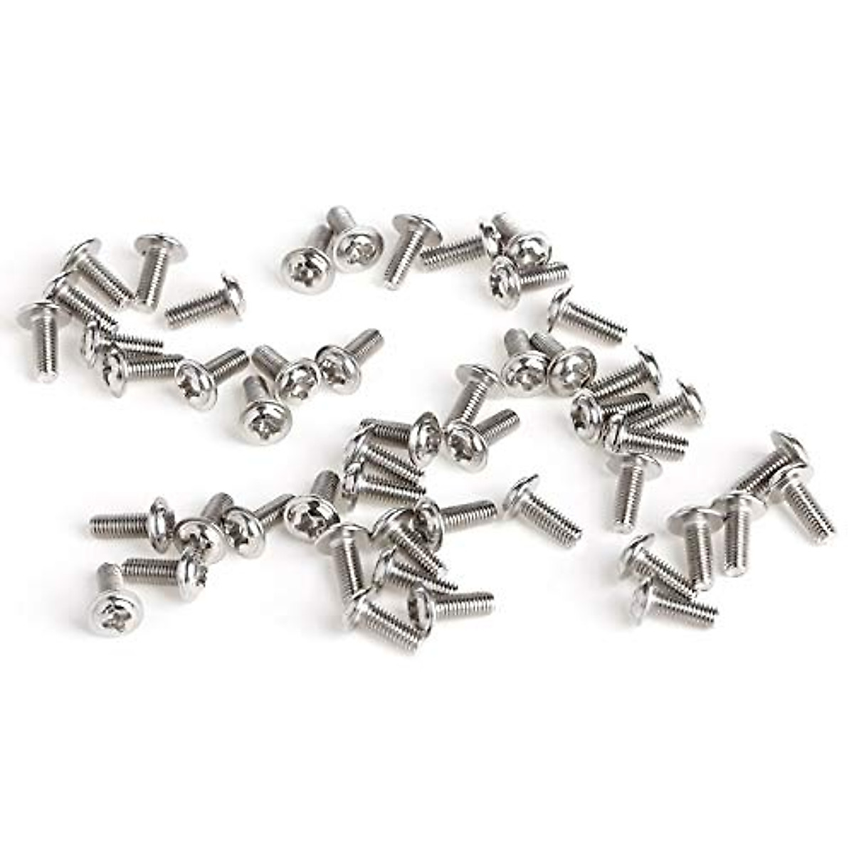Screw 50 Pcs Quadrex Head Short Computer Case Motherboard Screws L15