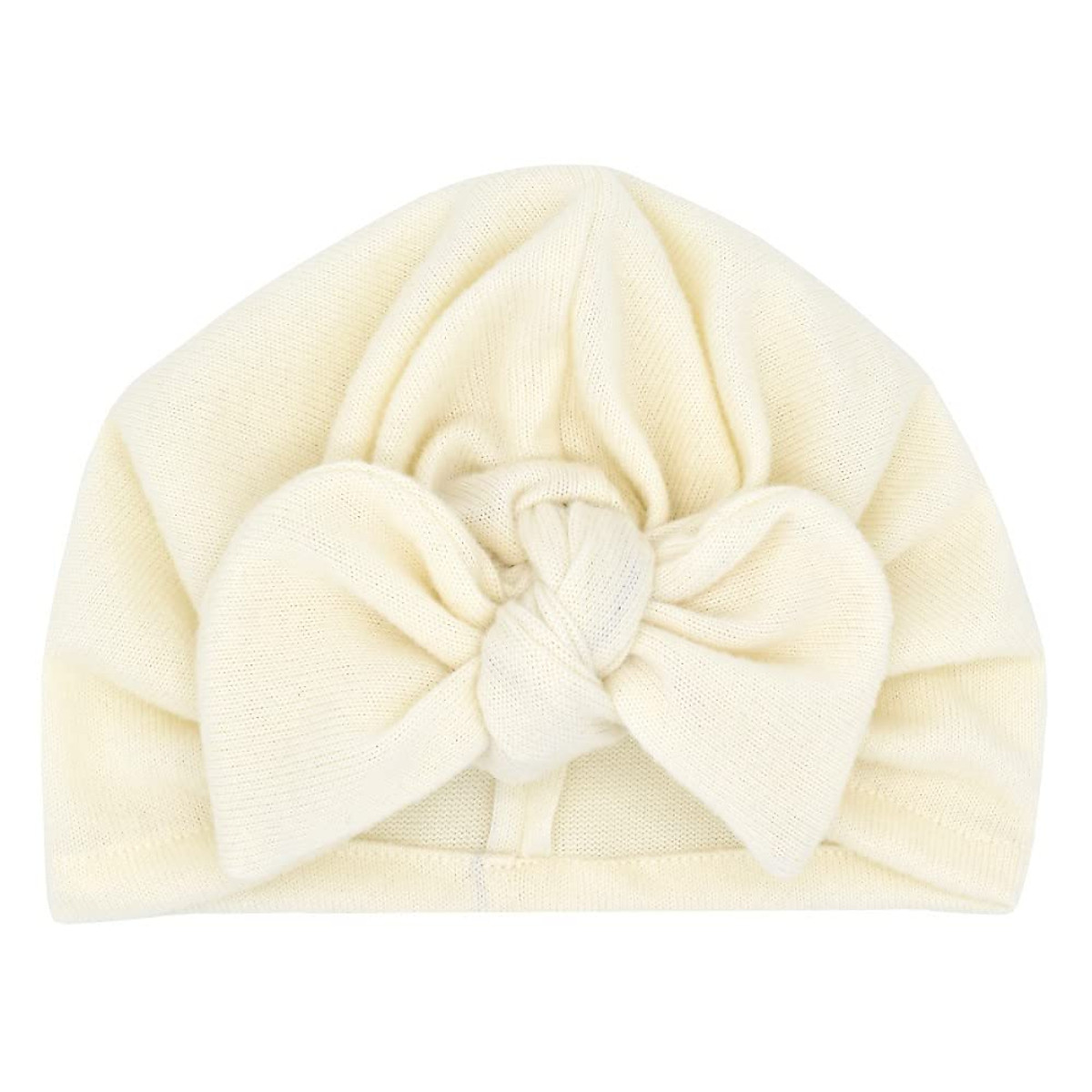 Asufegucd Baby Turban Hats Turban Bow Knot Baby Infant Beanie Baby Girl Soft Knit Toddler Cap (ASXDL20211227)