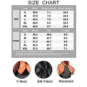 Ekouaer Pajamas for Women Satin Lingerie Soft Sleepwear Silk Cami Shorts Sets Nightwear