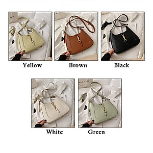 Ladies Fashion Shoulder Bags,Shoulder Bag - PU Leather Wallet Tote,Ladies Shopping Trip Fashion Fabric Multiple Pockets (Green)