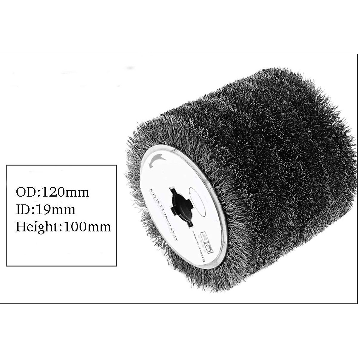 SIGNI Stainless Steel Wire Drawing Wheel for Wood and Metal Surface polishing Grinding Rust Removal