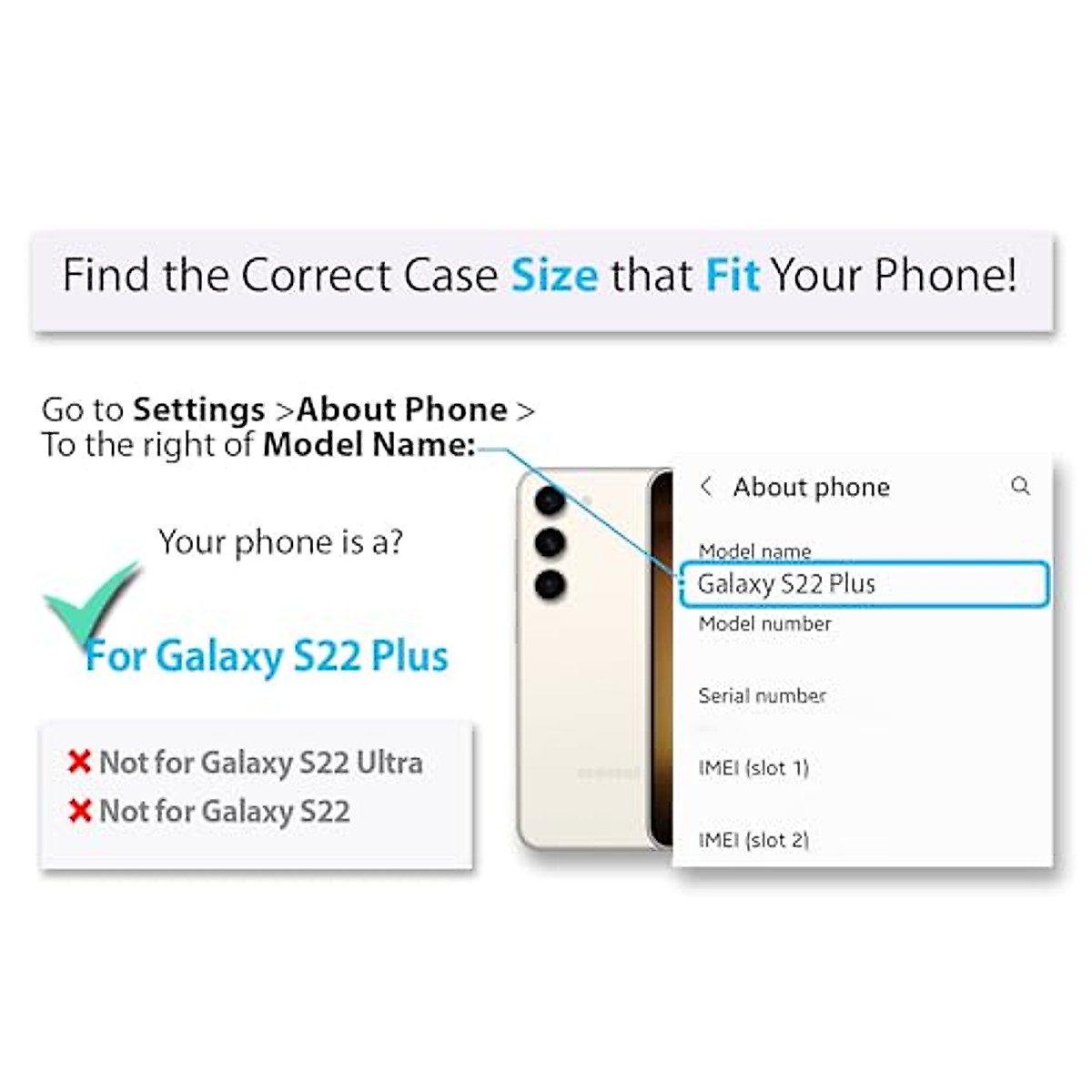 Coolwee Anti Yellowing Clear Glitter for Samsung Galaxy S22 Plus, 6.6 inch, Thin Flower Slim Cute Crystal Lace Bling Women Girls Floral Plastic Hard Back Soft TPU Bumper Protective Cover Mandala Henna