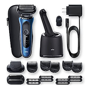 Braun Series 6 6090cc Electric Razor for Men with SmartCare Center, Beard and Stubble Trimmer