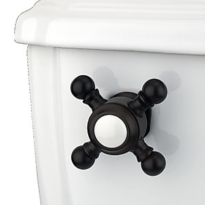 Kingston Brass Buckingham Front Mount Toilet Tank Lever Matte Black