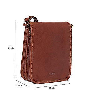 I Medici Varese Small Crossbody Purse in Brown