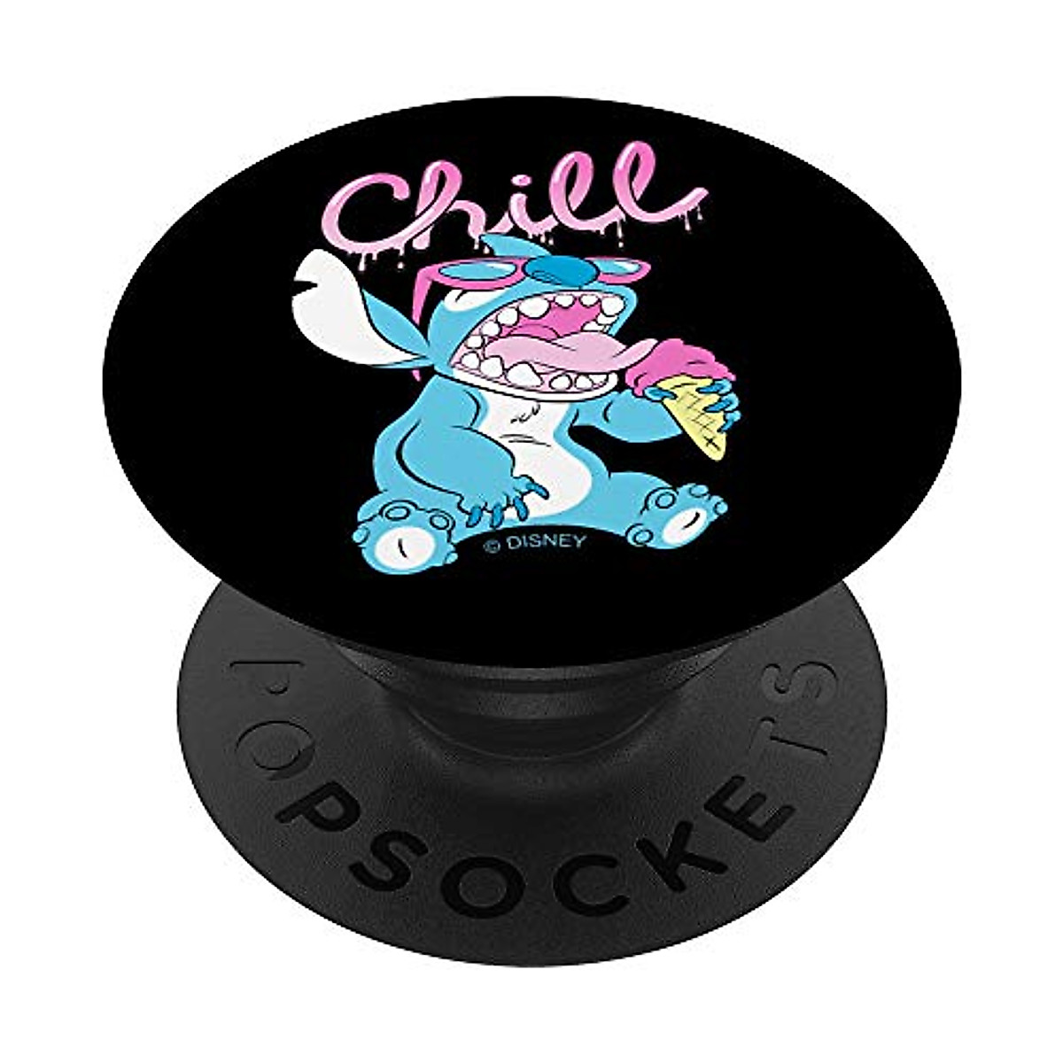 Disney Lilo and Stitch Chill Ice Cream PopSockets PopGrip: Swappable Grip for Phones & Tablets