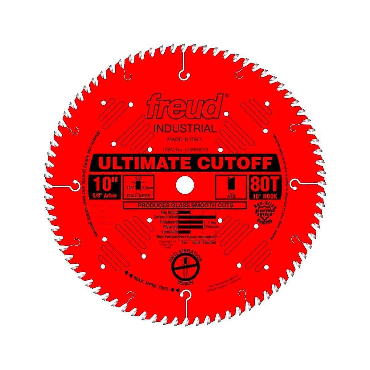 Freud LU85R012: 12" Carbide Tipped Saw Blade for Crosscutting